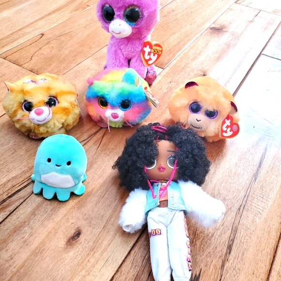 Toys | Monster High The Ty Puffies 3 Piecethe Beanie Boo Ty Silkother 6 ...